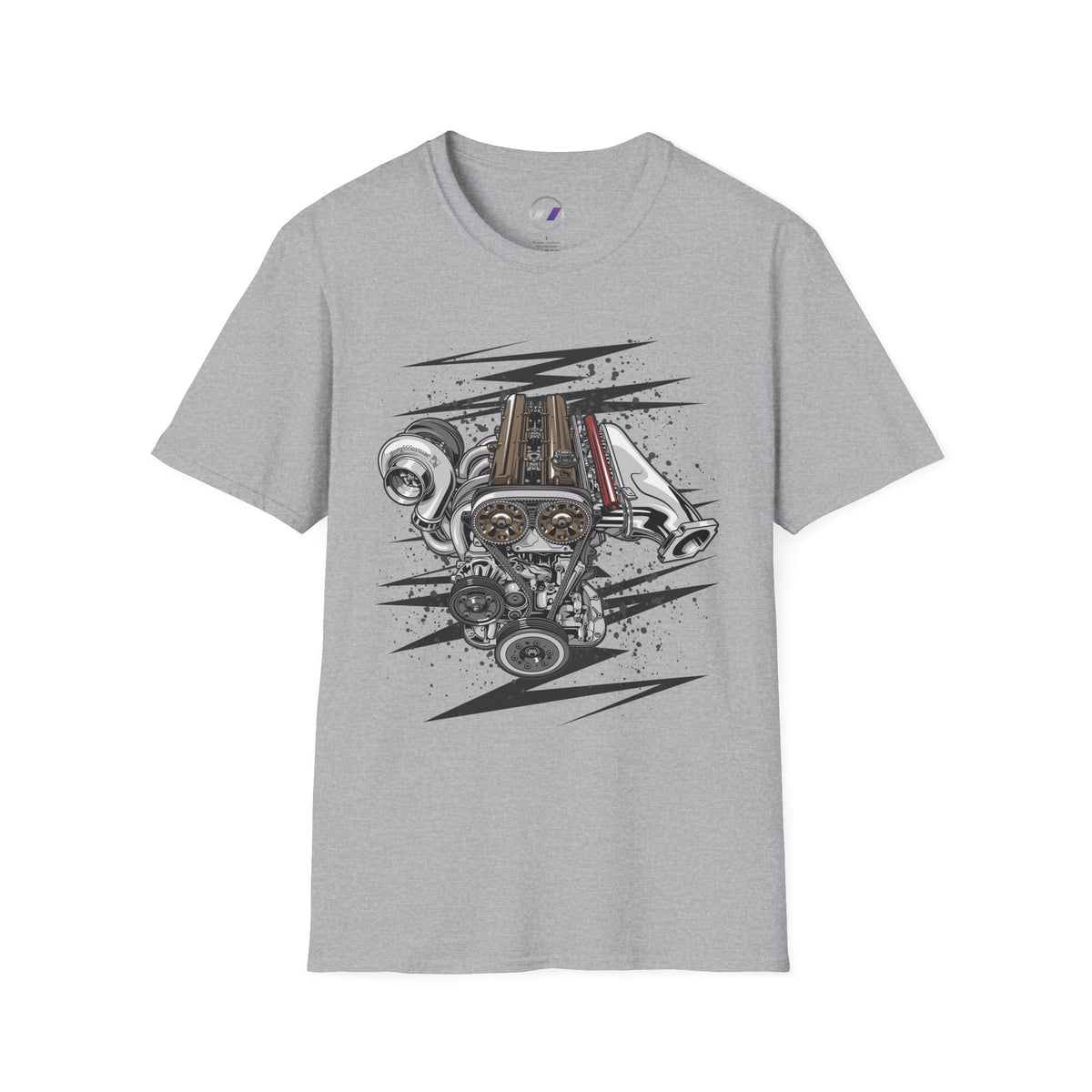 Tuner Imports 2jz Engine T-Shirt